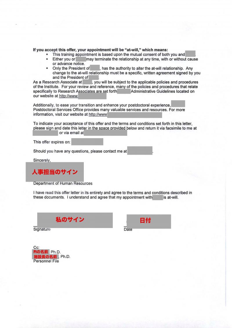 研究留学の手続きの流れ【offer letterの見本あり】