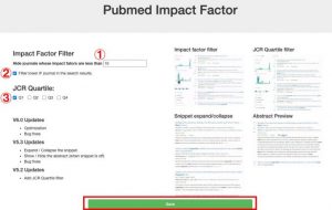 PubMedでインパクトファクターを表示、絞り込み検索する方法【Chromeのプラグインで簡単にできる】